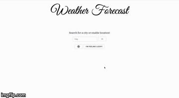 Weather Forecast Demo - Imgflip