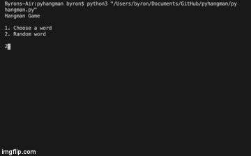 GitHub - byronxc/pyhangman: Simple Hangman game made in Python