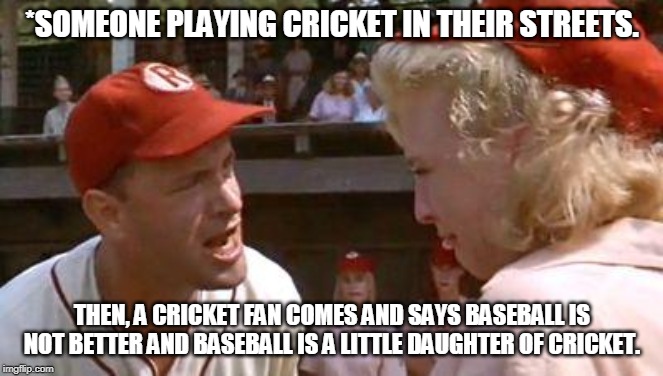 There's No Crying In Baseball - Imgflip