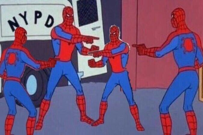 Multiple Spiderman Blank Template Imgflip