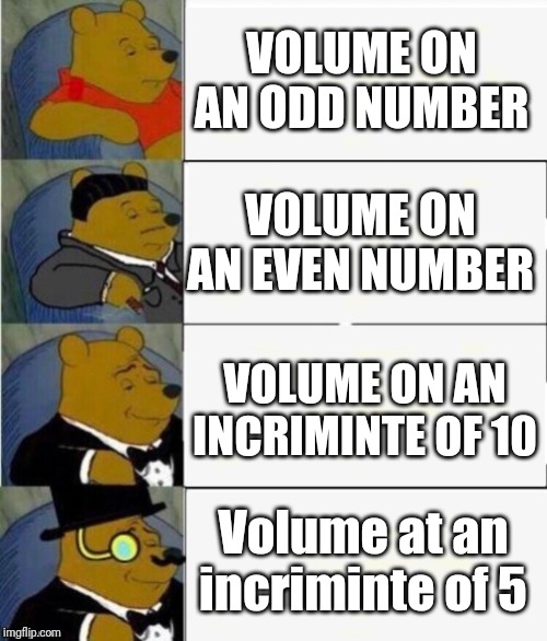 Tuxedo Winnie the Pooh 4 panel - Imgflip