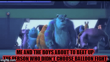 "choose Balloon Fight" is a recurring Smash joke in my friend circle ...