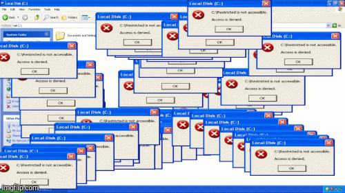 Windows XP errors! - Imgflip
