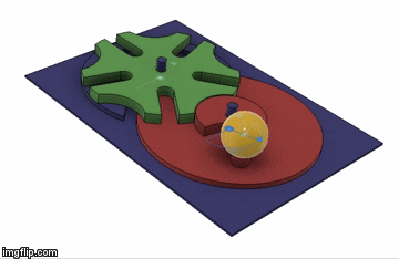 GitHub - thomasplantin/geneva-gear: CAD of a geneva gear