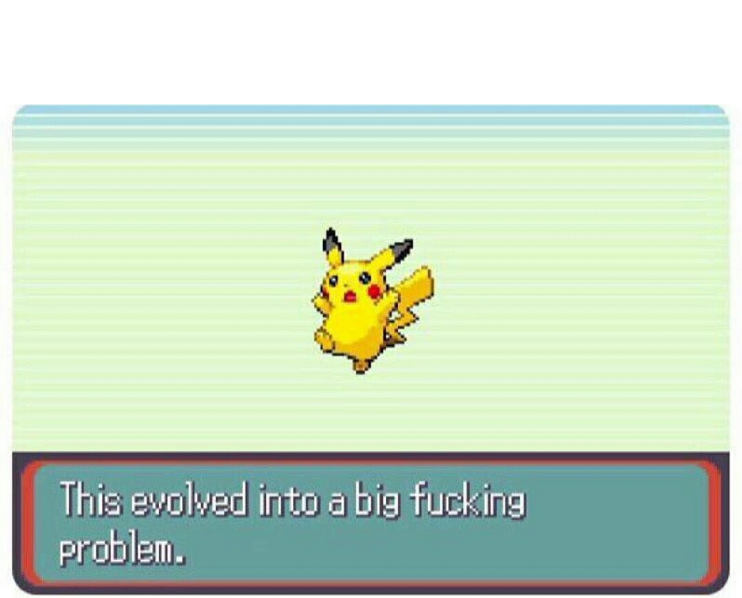 This evolved into a big fucking problem Blank Template - Imgflip