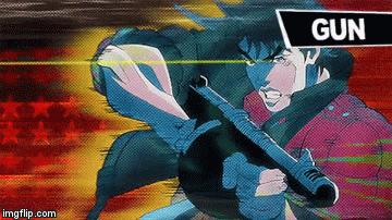 For his Neutral Special, Joseph wields a GUN! - Imgflip