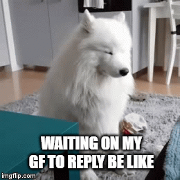 waiting for her to reply be like - Imgflip