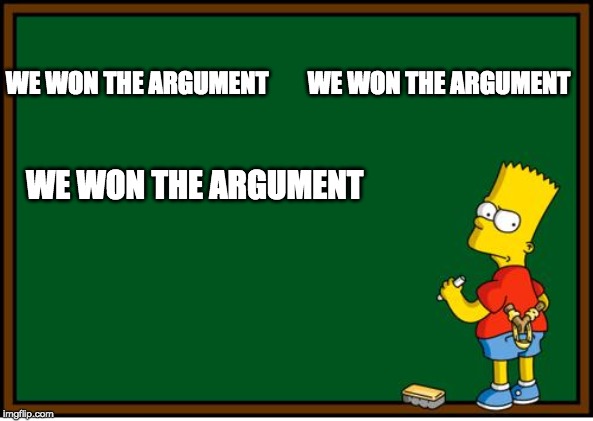 Simpson’s Blackboard - Imgflip