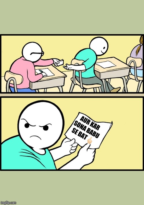 and the note read... - Imgflip