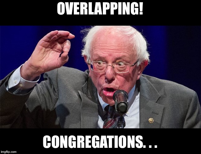 Image tagged in overlapping bernie - Imgflip