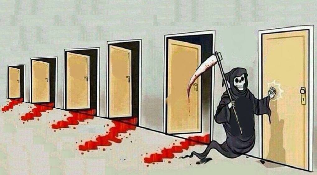 Death Door Knocking Blank Template Imgflip