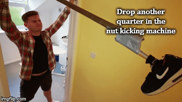 nut kicking machine - Imgflip