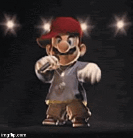 Super Mario Spits Hot Fire - Imgflip