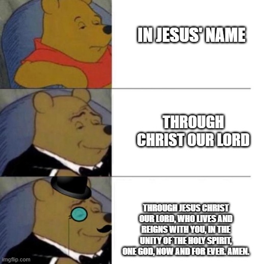 Tuxedo Winnie the Pooh (3 panel) - Imgflip