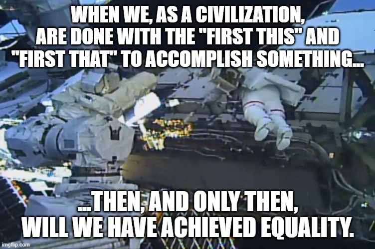 First woman spacewalk - Imgflip