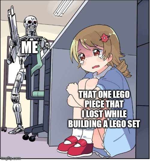 robot, anime girl hiding, animinator - Imgflip