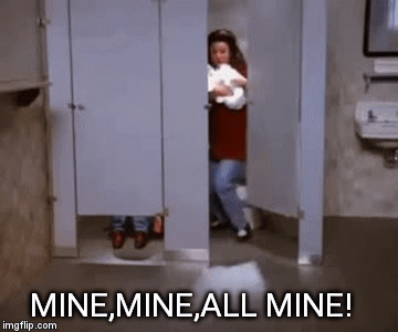 You gotta think outside the stall - Imgflip