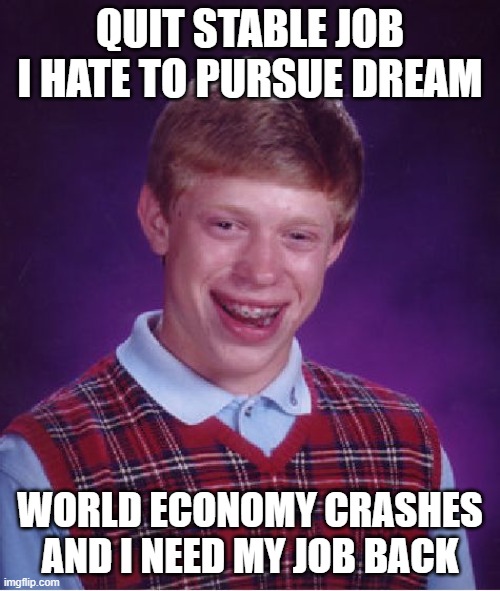 Bad Luck Brian Meme - Imgflip