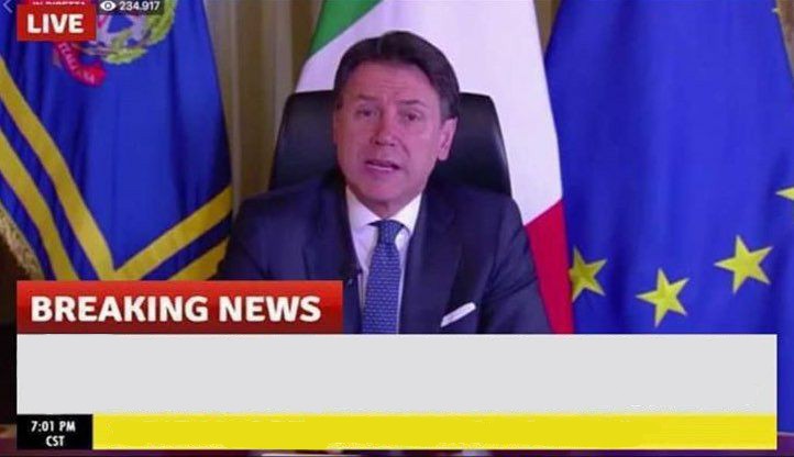 Giuseppe Conte says Blank Template - Imgflip