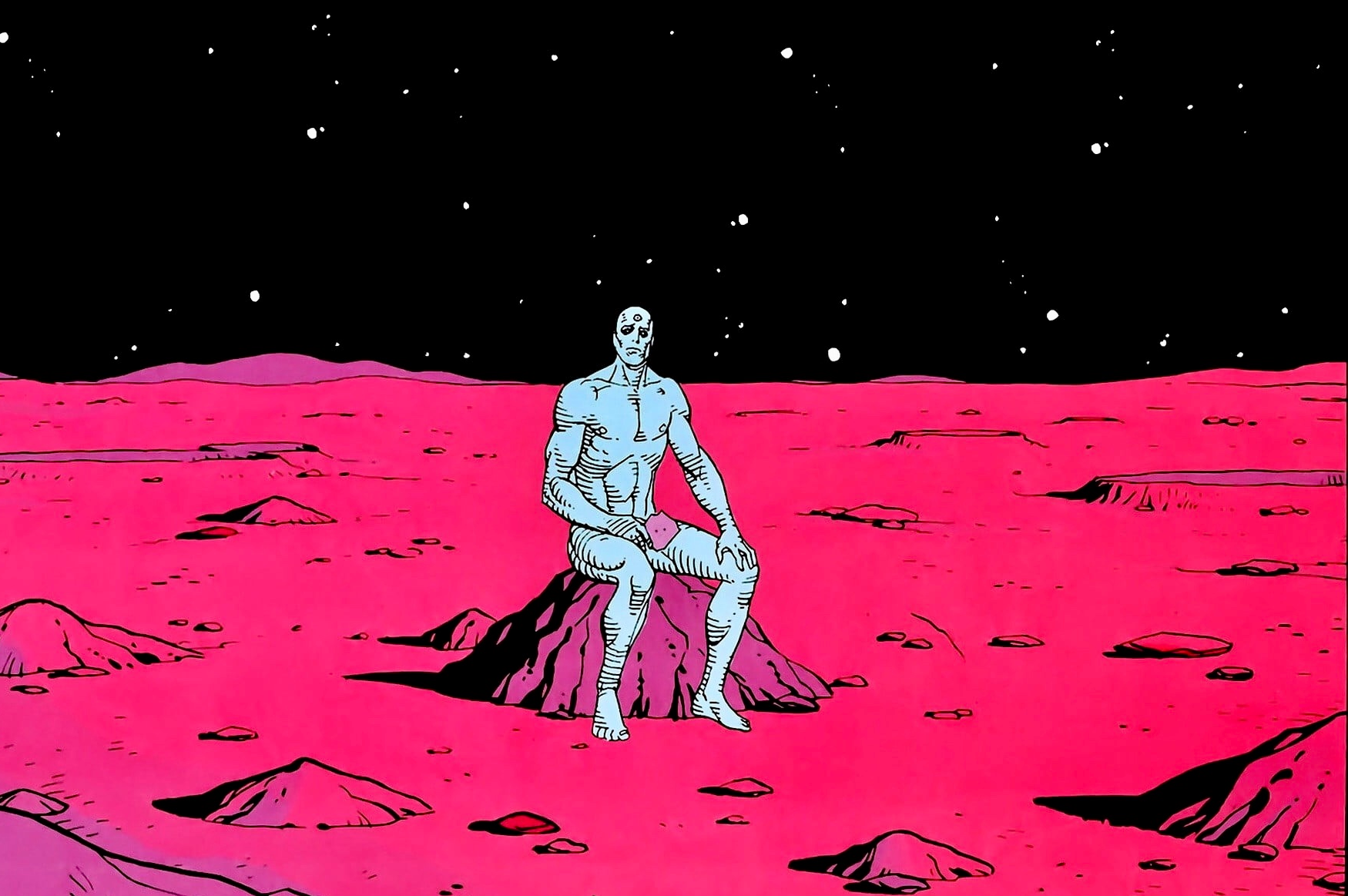 Dr Manhattan Meme Template