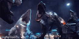 when the unstoppable indominous rex dies - Imgflip