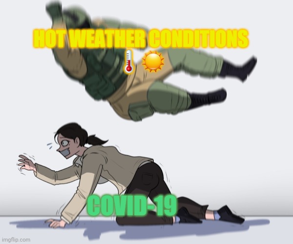 Hot weather against coronavirus be like: STOP RESISTING - Imgflip