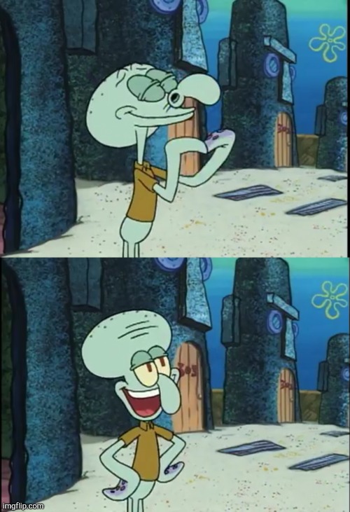 Squidward Exhales Inhales Blank Template Imgflip