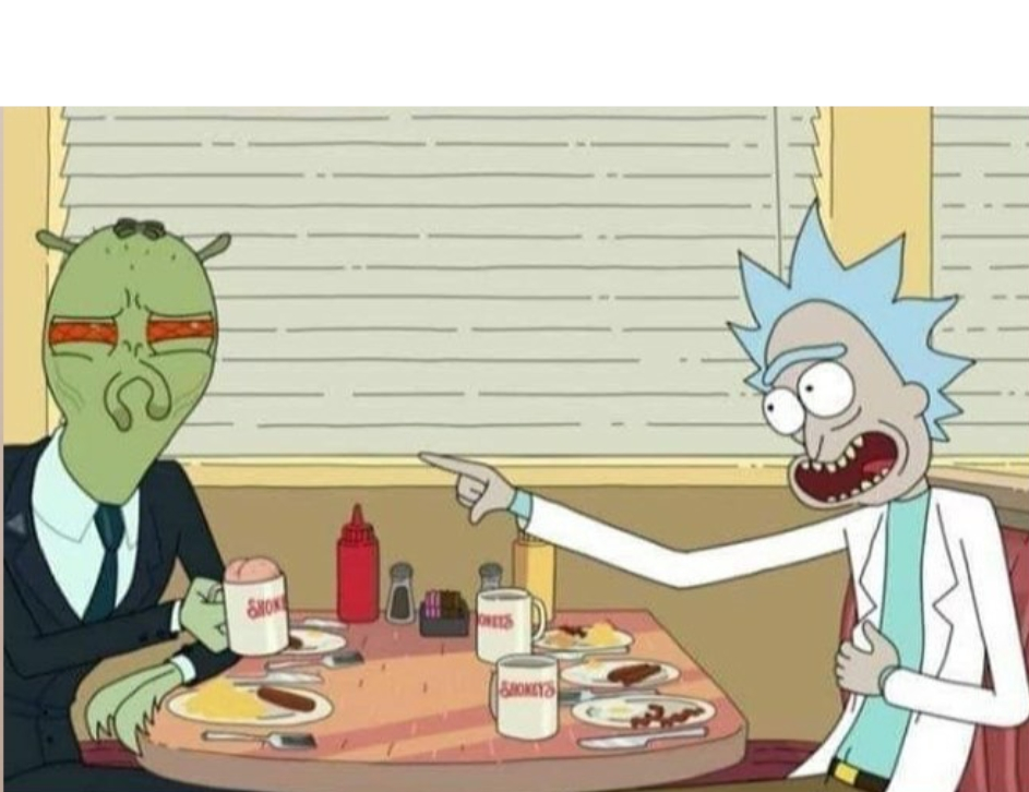 Rick Morty Blank Template Imgflip