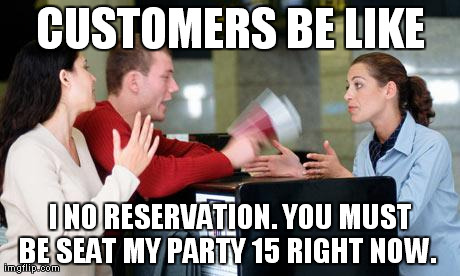 Image tagged in customer complaining - Imgflip