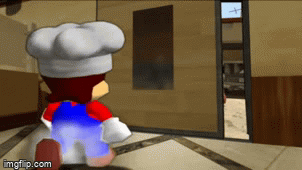 Mario vs A very old door that needs to be fixed - Imgflip