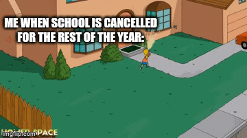 My Local School Is Cancelled For The Rest Of The Year :) - Imgflip