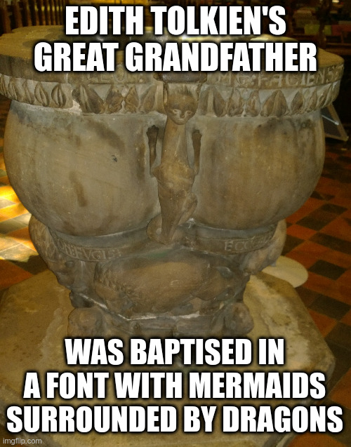 Edith Tolkien MERMAID FONT - Imgflip