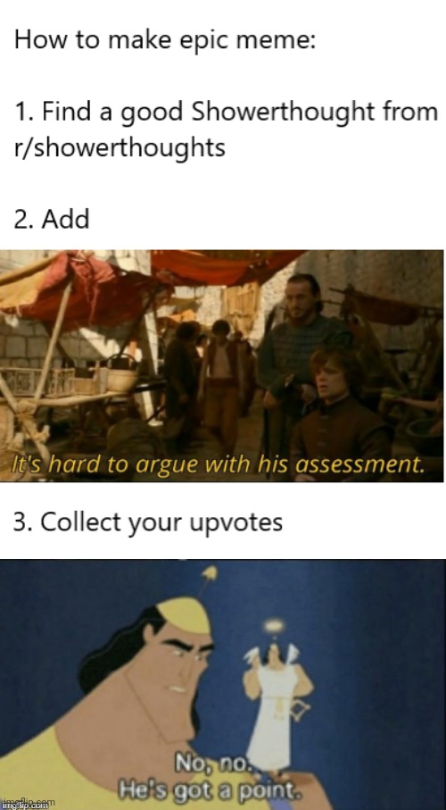 Image tagged in no no hes got a point - Imgflip