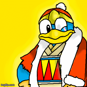 A King Dedede GIF for an AU..... - Imgflip