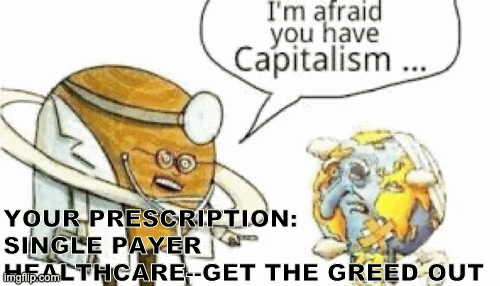 Capitalism means greed - Imgflip