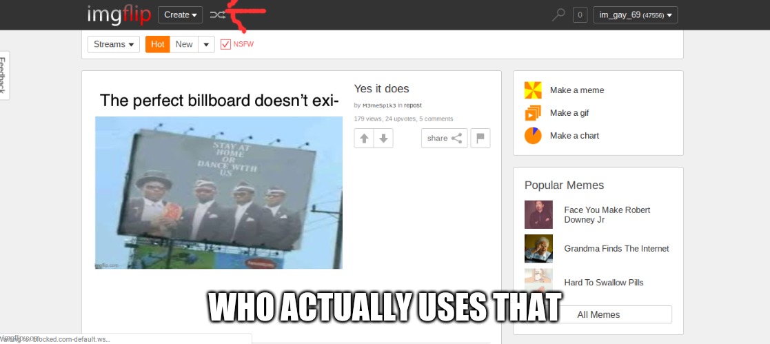 Image tagged in u read tags psh loser - Imgflip