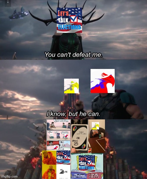 You can't defeat me - Imgflip