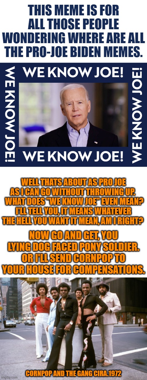 Joe is a leader a man too look up to. Joe will really make us the Great ...