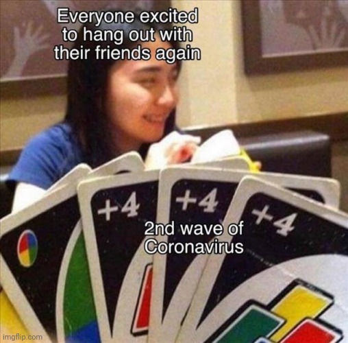 Lol at least we've flattened the curve - Imgflip