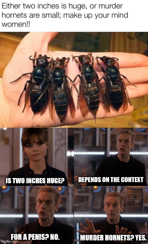 Image tagged in depends on the context - Imgflip