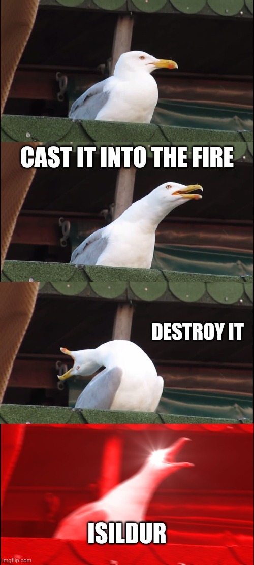 Inhaling Seagull Meme - Imgflip