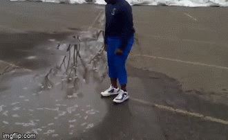 When Splashing in Puddles Goes Wrong - Imgflip