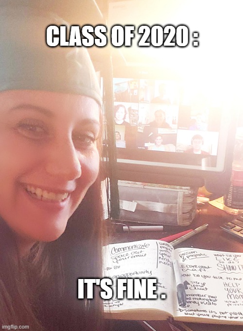 Class of 2020, it's fine. - Imgflip