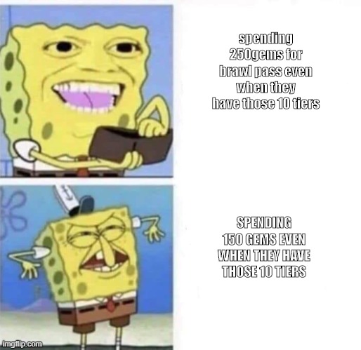 Spongebob wallet - Imgflip