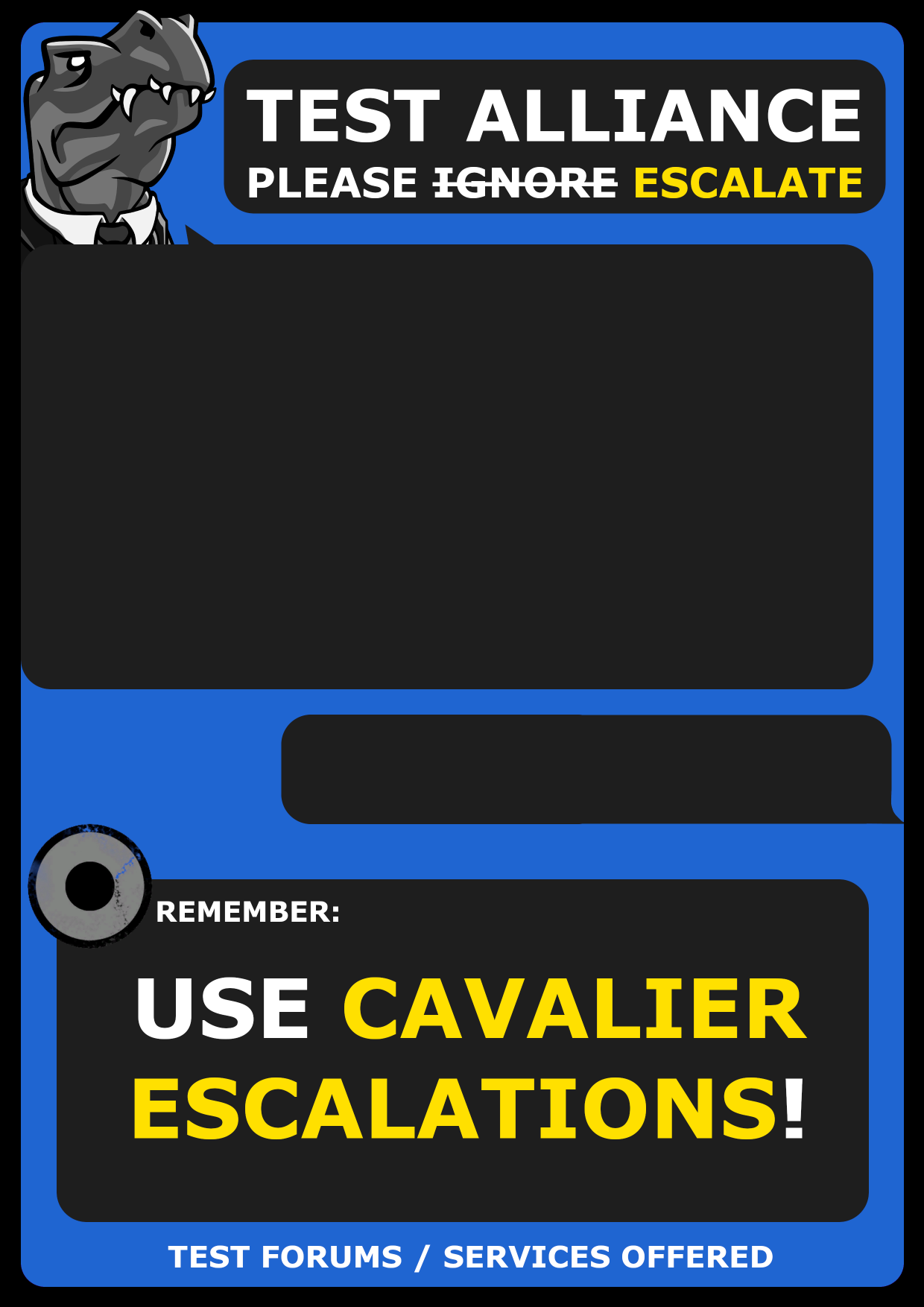 Cavalier Escalations Blank Template - Imgflip