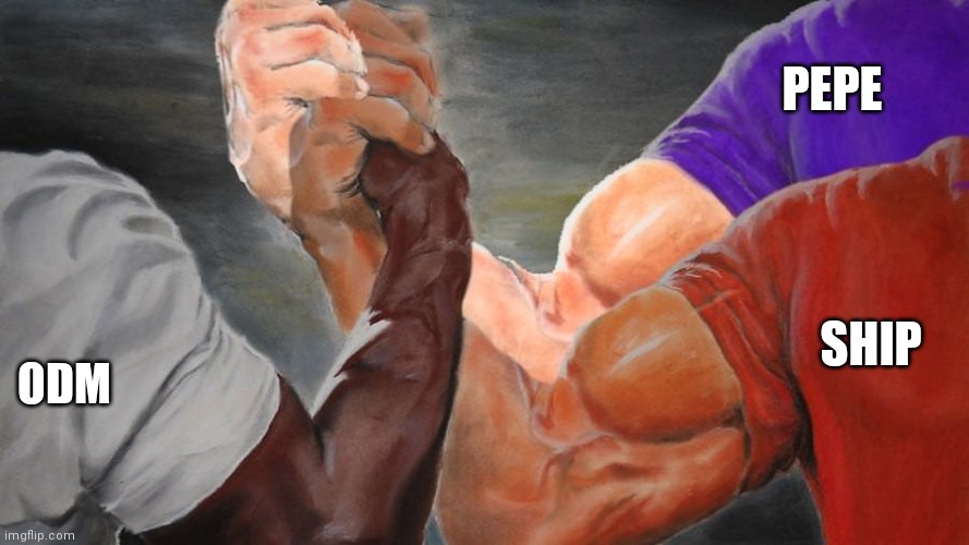 Epic Handshake Three Way - Imgflip