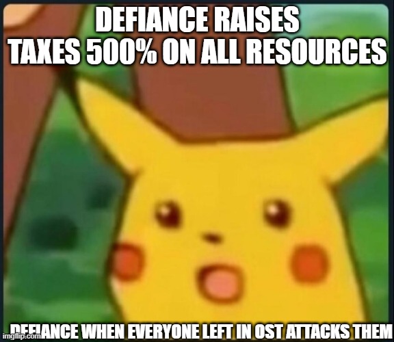 When everyone attacks defiance XD - Imgflip