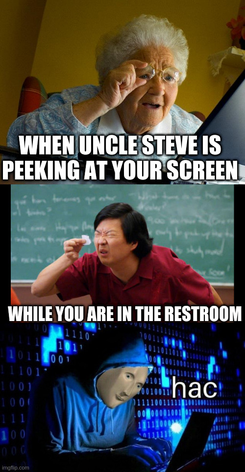 I am the big haxxor! - Imgflip