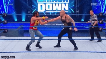 Elias - Swinging Falling Neckbreaker - SmackDown - Imgflip
