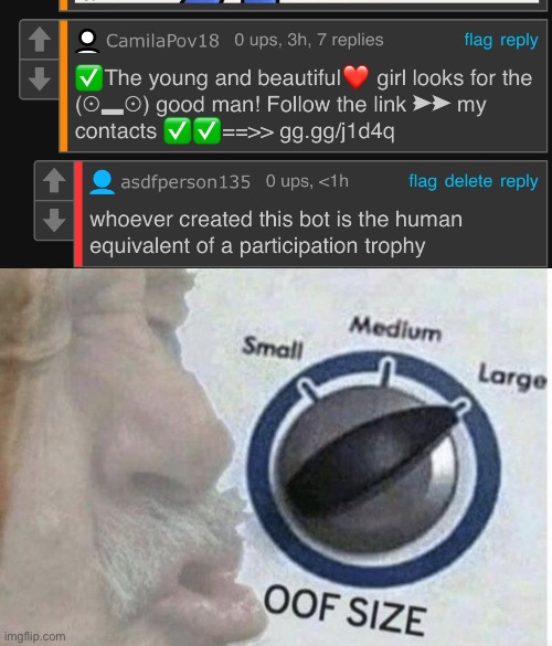 Scribbling out names are not necessary if it is you and a BOT - Imgflip